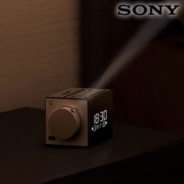 SONY ICF-C1PJ DIGITAL "PROJECTOR" AM-FM CLOCK-RADIO w/ NATURE SOUNDS ...