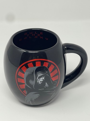 STAR WARS Kylo Ren 18 Oz COFFEE MUG Cup Black Rule the Galaxy Crush ...