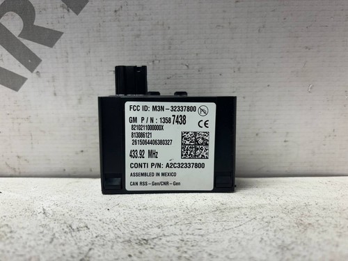 2014-2019 Chevrolet Corvette C7 OEM Remote Door Lock Receiver 13587438 ...
