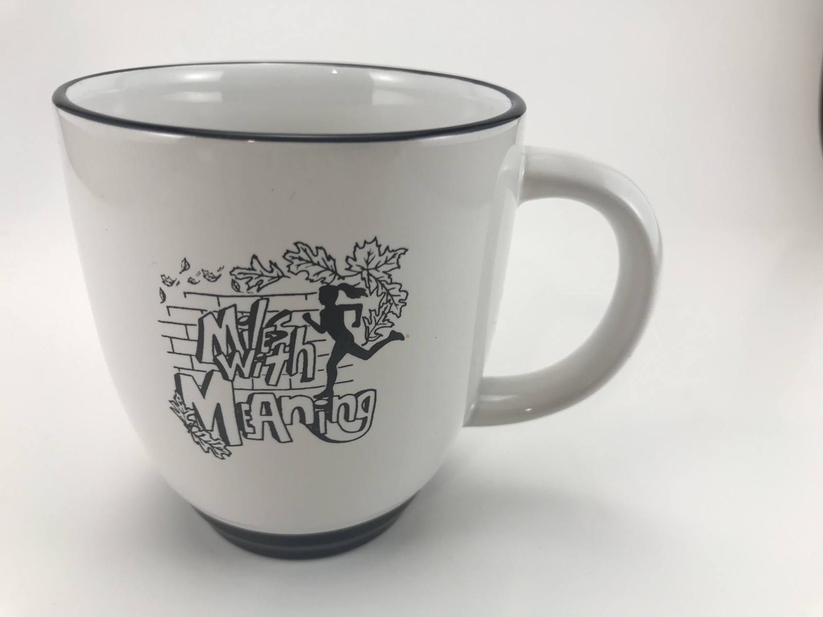 M Ware Sports Coffee Tea Cup Mug With A Runner Running Female Printed ...