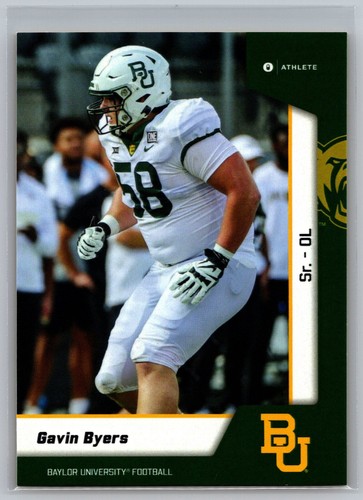 Gavin Byers 2023 ONIT Baylor University Bears #28 Football Card RC ...