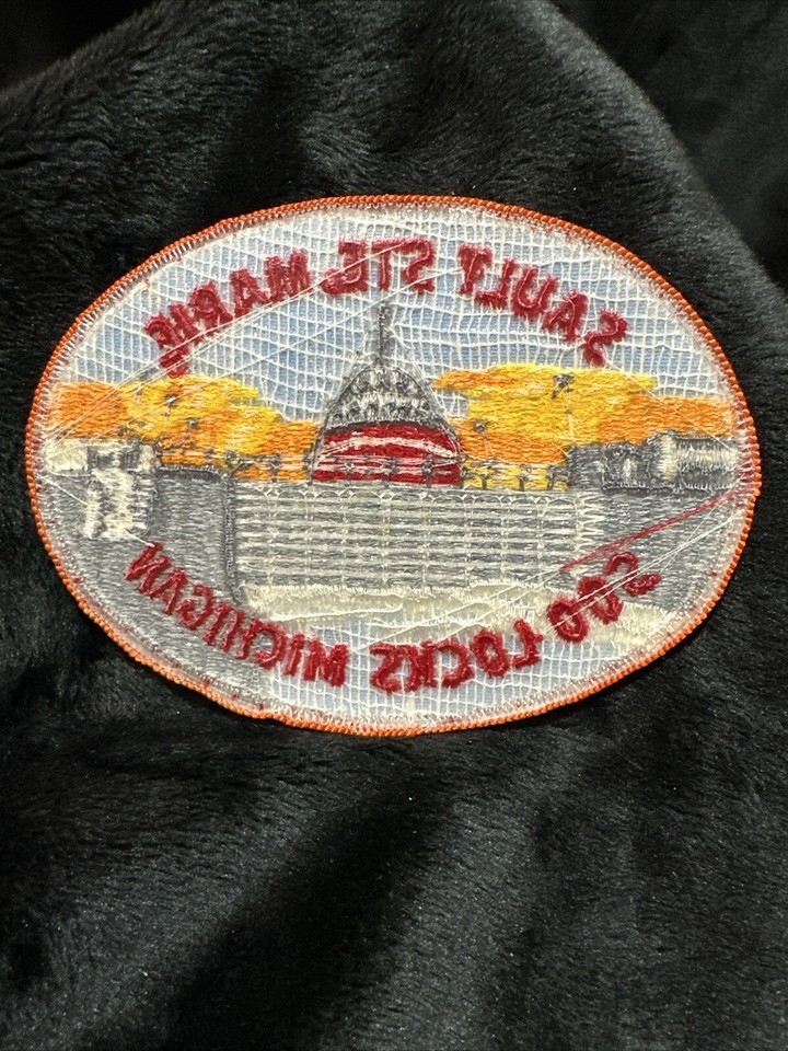 Sault Ste. Marie Michigan The Soo Locks Souvenir Embroidered Patch ...