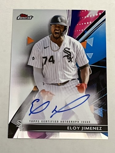 Eloy Jimenez 2021 Topps Finest Autograph Auto SP Baseball Card Chicago ...