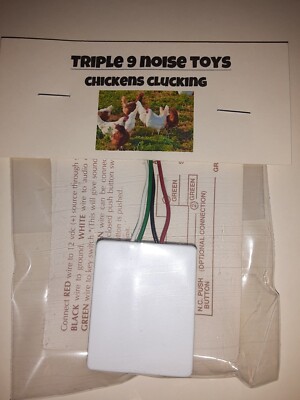 CB NOISE-TOY! (LISTEN) CHICKEN FARM CLUCKING SOUND MODULE | eBay