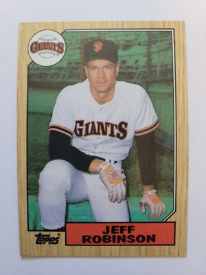 1987 TOPPS JEFF ROBINSON #389 NM | eBay