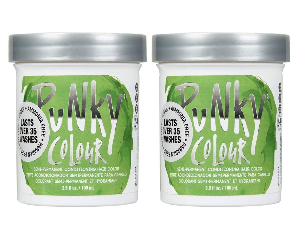 Jerome Russell PUNKY COLOUR Semi Permanent Hair Color - Spring Green ...