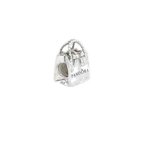 Authentic Pandora silver 925 #791184 Shopping Bag fashion slide bead ...