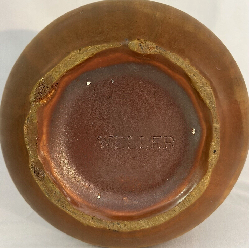 WELLER POTTERY FRUITONE VASE....SIGNED AND MINT! | eBay