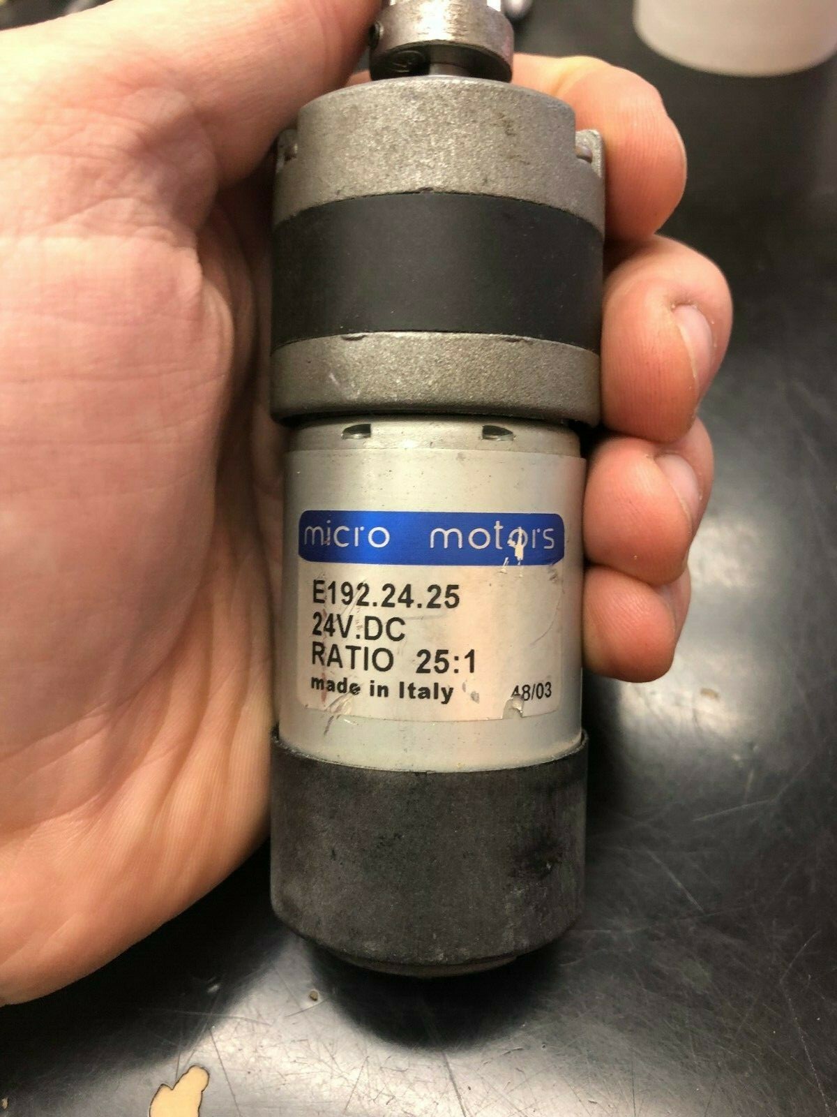 Micro Motors E192-24-25 - Geared DC Motor, 24 VDC, 21.1 W, 166 rpm, 90 ...