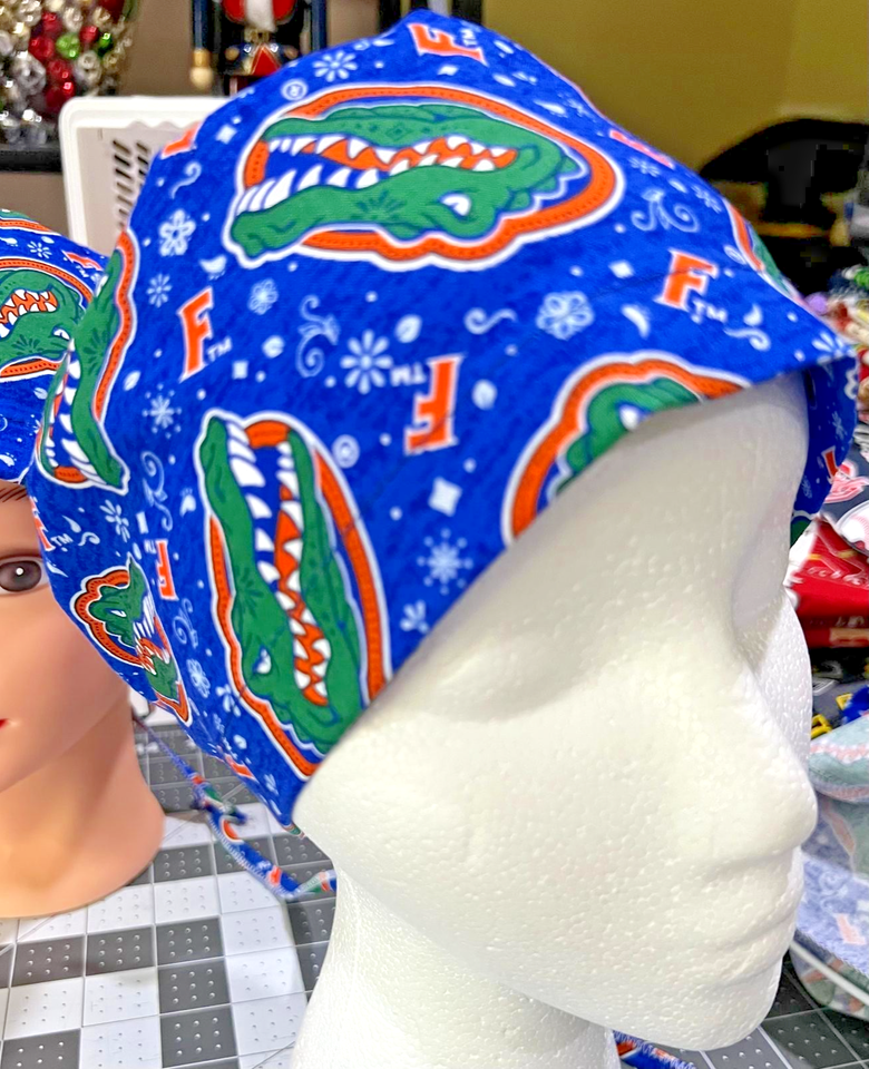 GATORS UF SCRUB CAP NURSE DOCTOR SURGICAL ANESTHESIA TECH HAT UNISEX ...