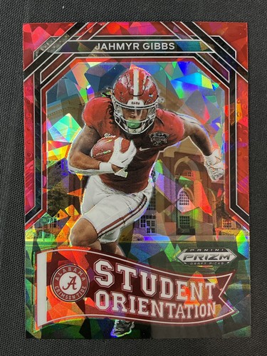 2023 Panini Prizm Draft Picks Student Orientation #SO-11 Jahmyr Gibbs Red Ice | eBay