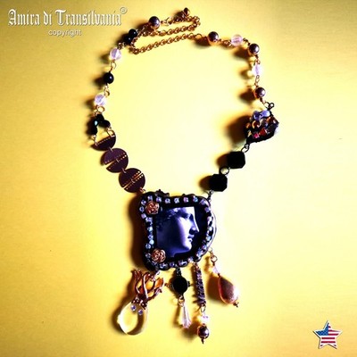 Baroque Jewelry Rococo Pendant Luxury Art Chunky Antique Statue Greek ...