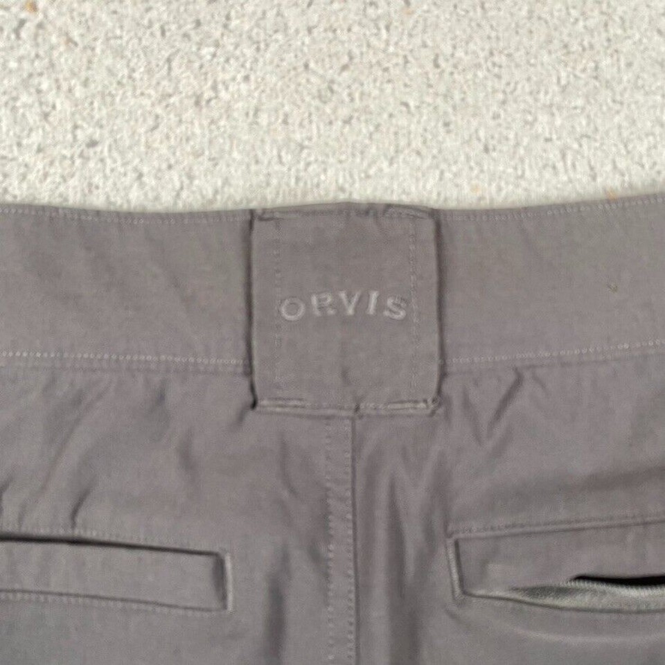 Orvis Performance Cargo Shorts Men's 36 Gray Gorpcore Outdoors Hiking ...