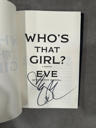 EVE SIGNED Book WHO’S THAT GIRL? AUTOGRAPHED Eve Jihan Cooper AUTOGRAPH ...