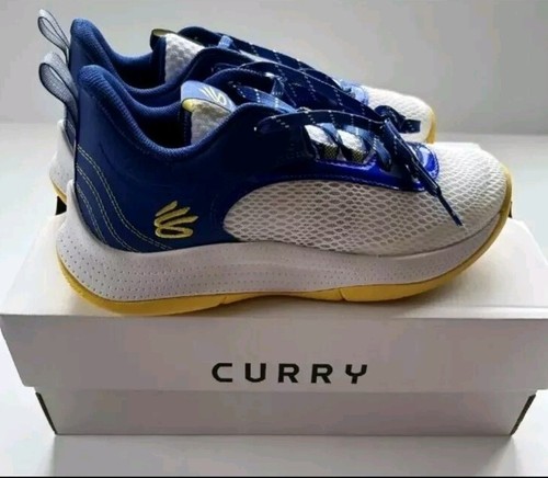 Under Armour Steph Curry GS 3Z6 Blue + White Boys Size 6.5Y Sneakers ...