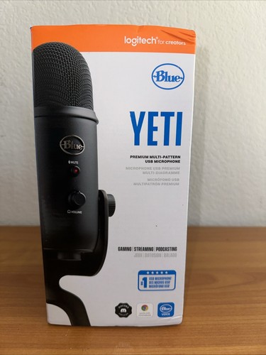NEW Logitech for Creators - Blue Yeti Premium USB Condenser Microphone ...