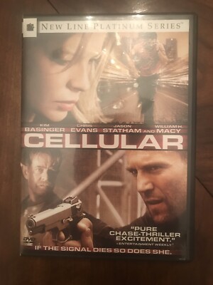 Cellular (DVD, 2005, Platinum Series) Chris Evans Jason Statham Kim ...