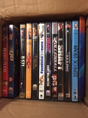 11 Personal DVD Colection Early 2000s Movies Shaft, Go, BeDazzled, 8MM ...