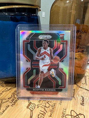 Scottie Barnes Rookie RC 2021-22 Panini Prizm Silver Prizm #320 Toronto ...