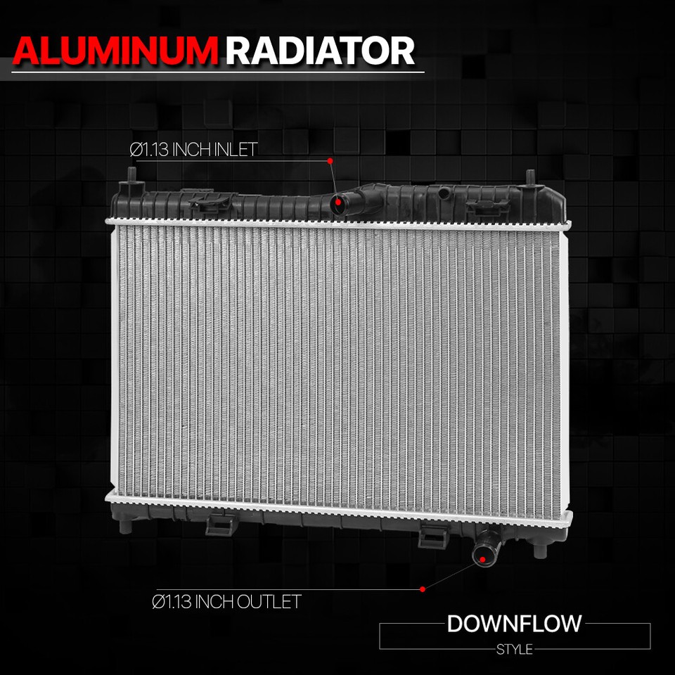 Fits 2001-2018 Ford Fiesta 1.6 Aluminum Factory Replacement Radiator ...