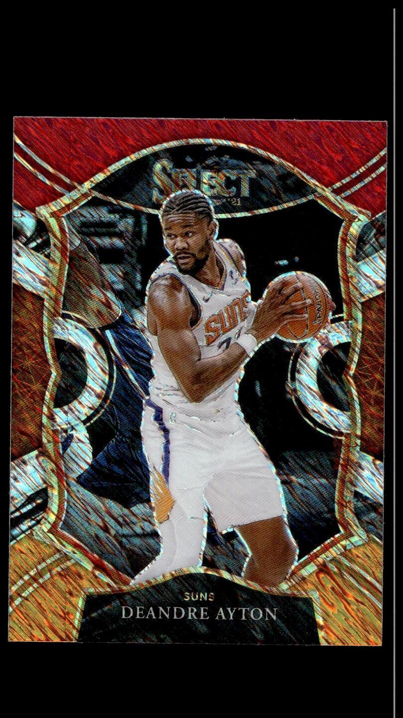 2020 Panini Select #33 Deandre Ayton Red White Orange Shimmer | eBay