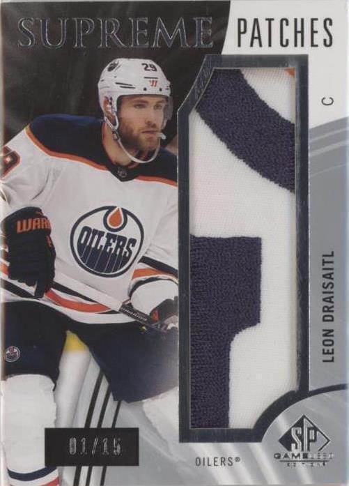 2020-21 Upper Deck SP Game Used - Supreme Patches Leon Draisaitl #SP-LD ...