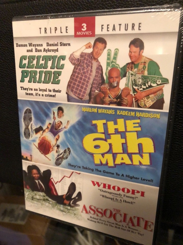 Celtic Pride / The 6th Man / The Associate (DVD) Whoopi Goldberg, Damon ...