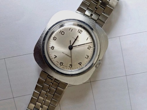Vintage Timex Square Mechanical Men's Watch | eBay