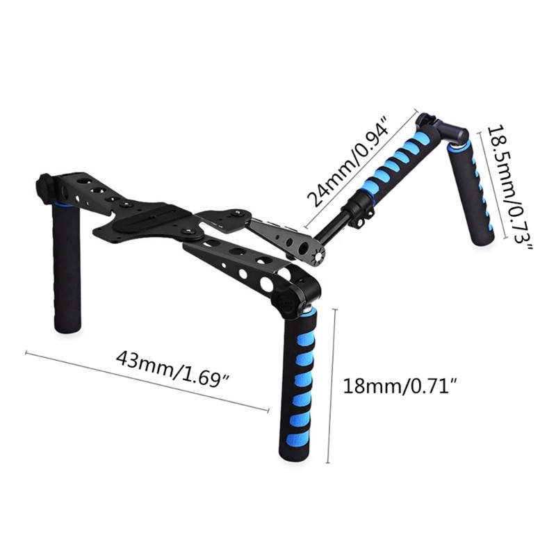 Camera Shoulder Rig, Video Film Making System Kit for DSLR Camera ...