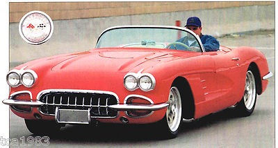 1959 Chevrolet CORVETTE 409 Custom SPEC SHEET/Brochure | eBay