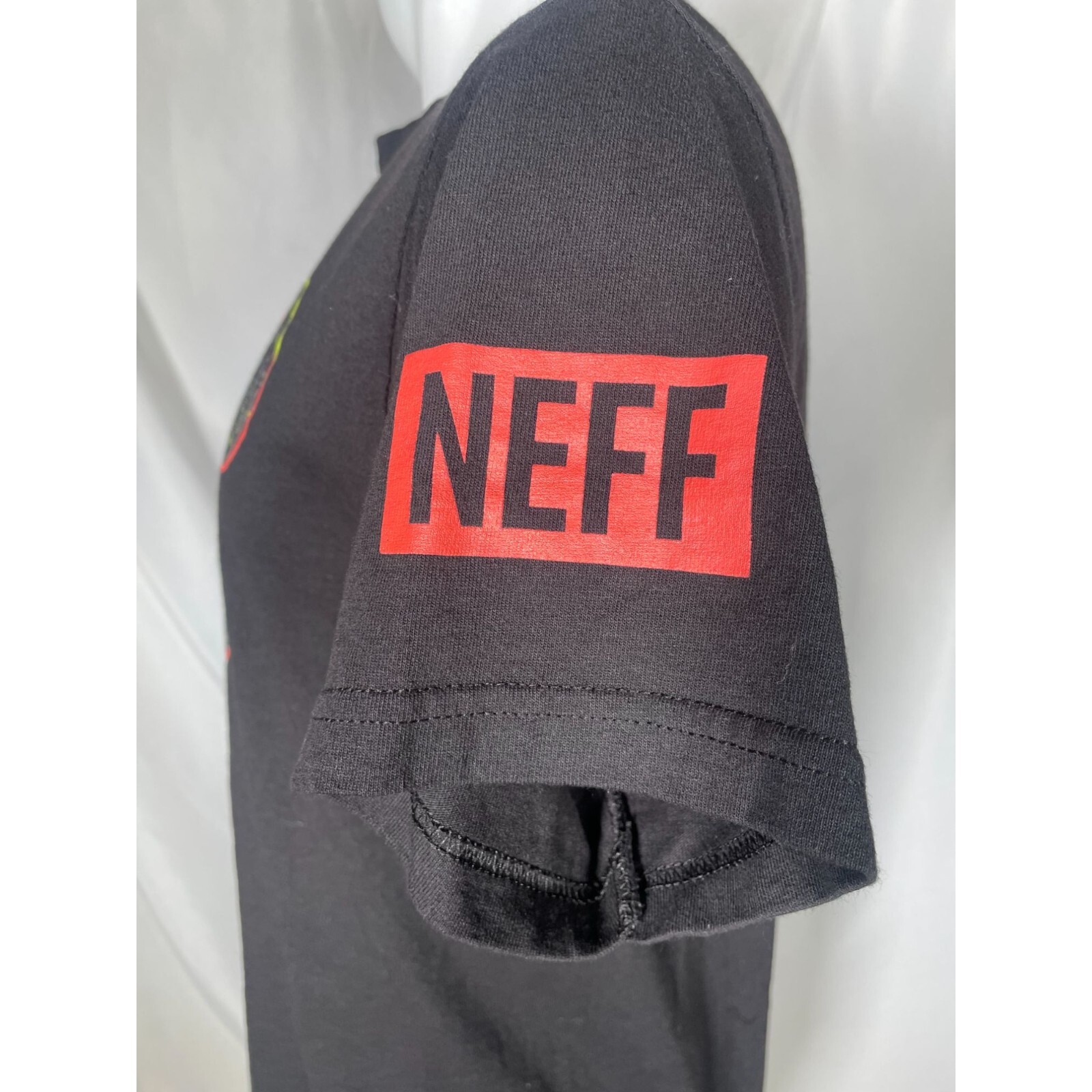 Neff x Disney Mickey Mouse Logo Spraypaint Black T-Sh… - Gem