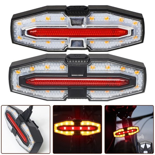 Split Design Bike Turn Signals Light Front Rear Indicator for Easy ...