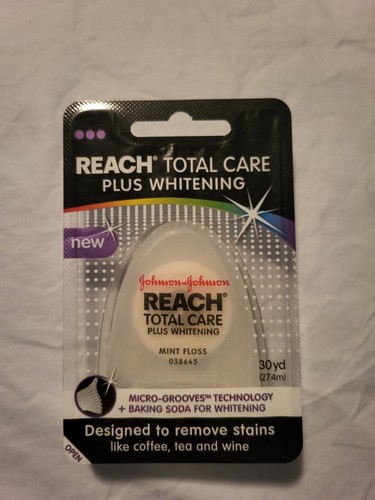 Reach Total Care Plus Whitening Mint Dental Floss 30 Yards New | eBay
