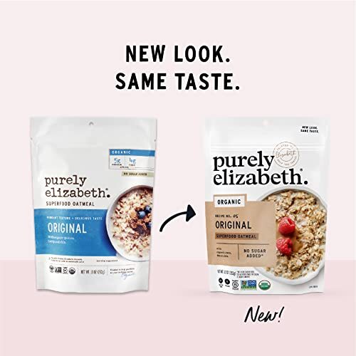 purely elizabeth Superfood Oats Original Amaranth Quinoa Flakes Flax ...