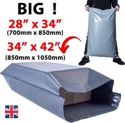 BIG Postal Post Packaging Bags Plastic Parcel Mailing Packing Postage ...