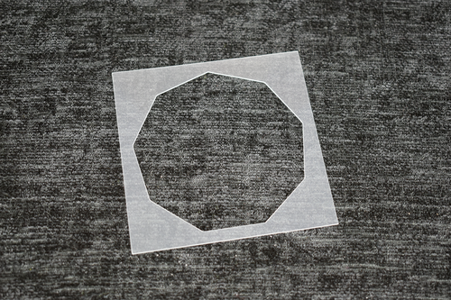 Nonagon Shape Stencil - Reusable Stencil for Walls, Decorations ...
