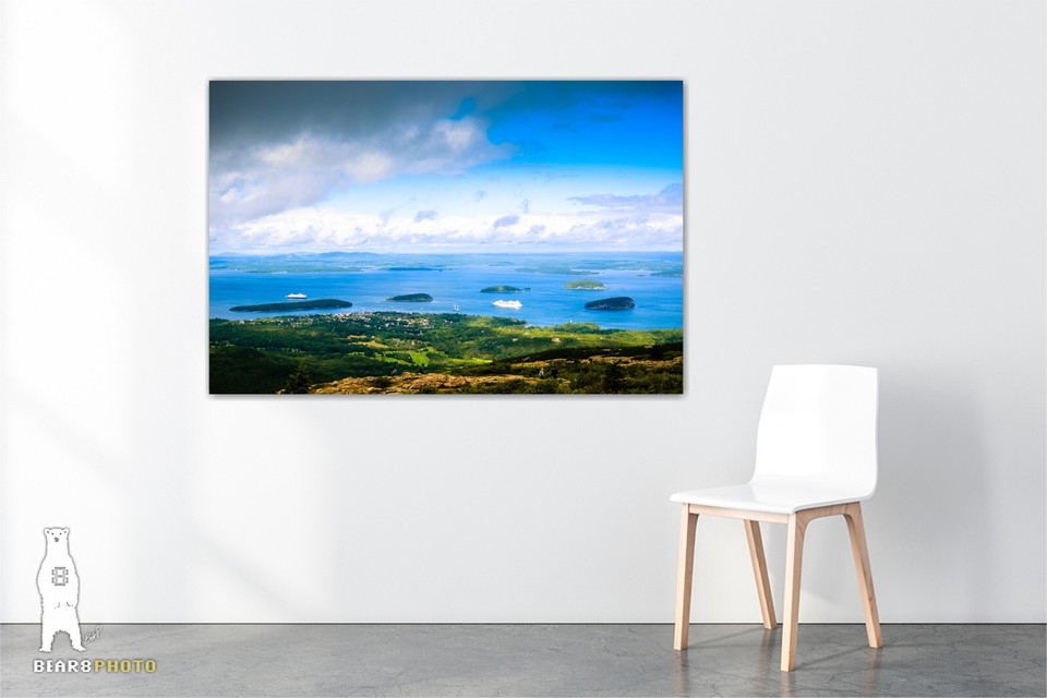 Bar Harbor Maine Photography Prints - View from Cadillac Mountain ...