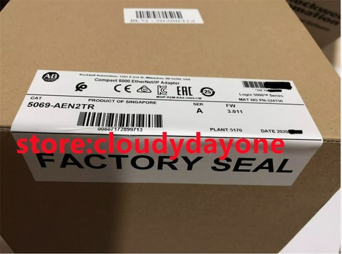 New Sealed Allen-Bradley 5069-AEN2TR SER A CompactLogix 5000 EtherNet ...