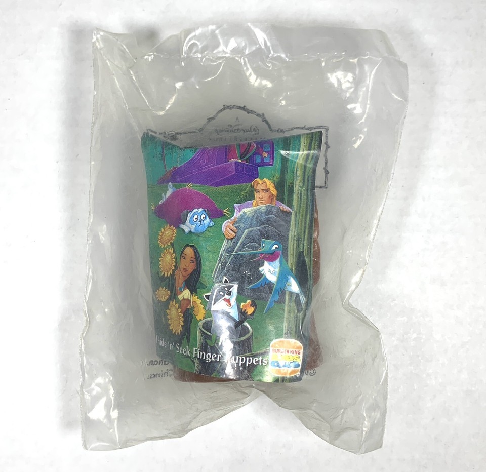 NEW 1996 Burger King Pocahontas FLIT Hummingbird Finger Puppet Kids ...