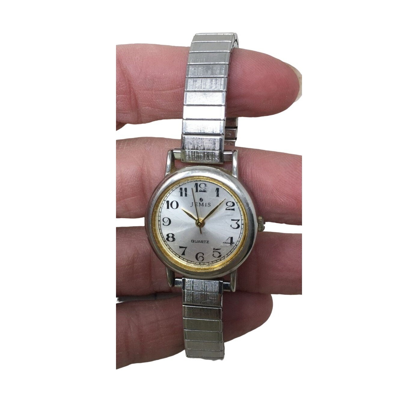 Jemis Quartz Stainless Steel- Silver/Gold Tone Wristwatch | eBay