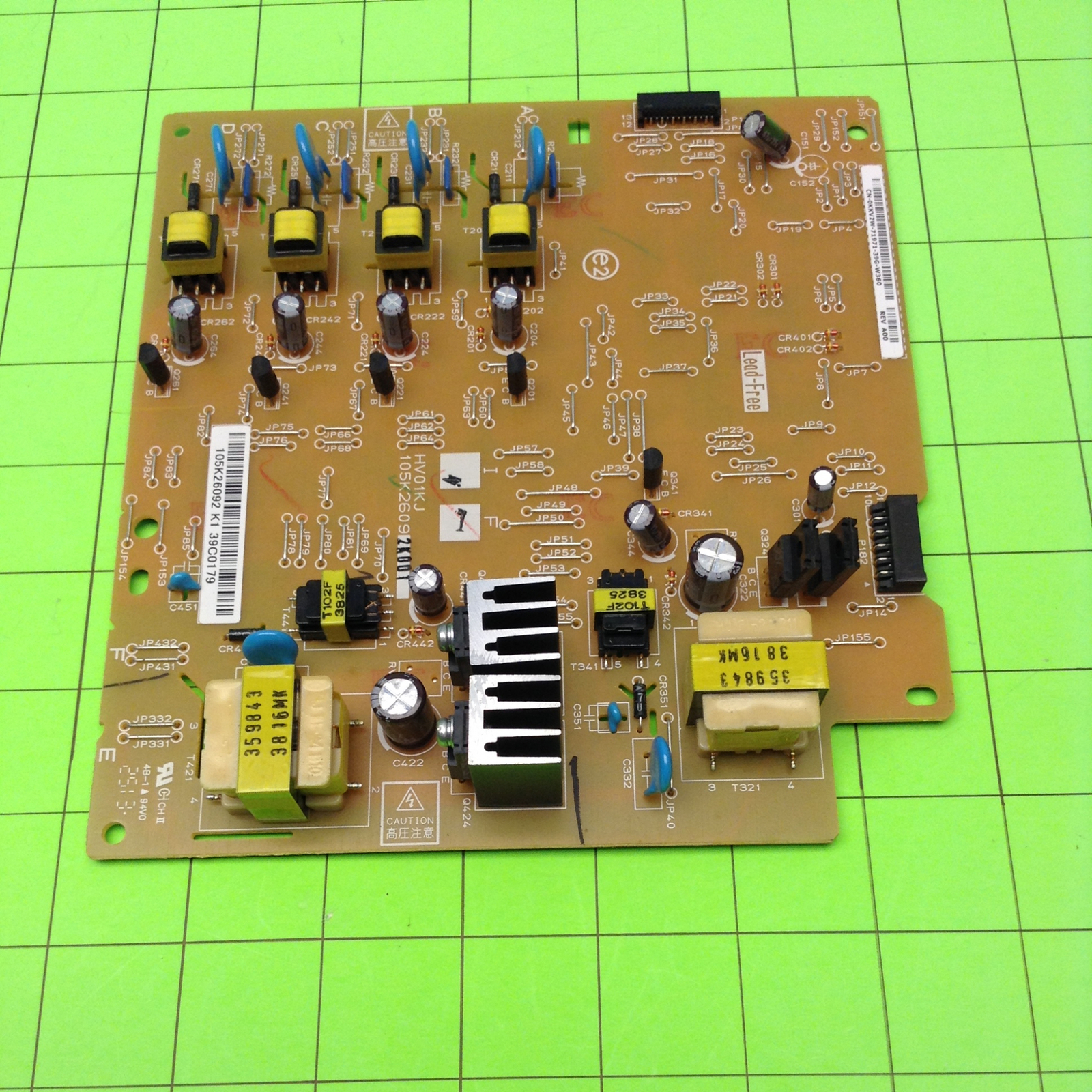 Dell C2660DN Color Printer Power Board CN-0KKV2W 0KKV2W 140E 68771 K001 ...