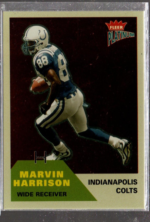 2002 Fleer Platinum Finish #127 Marvin Harrison /100 | eBay