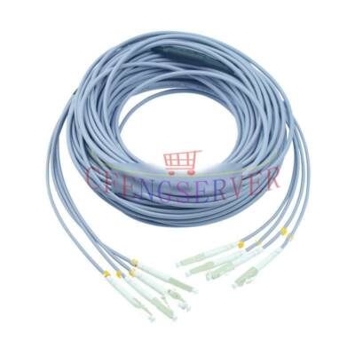 Armored LC UPC -LC UPC 4 Strand Multi-Mode Fiber Patch Cord Multi-Mode ...