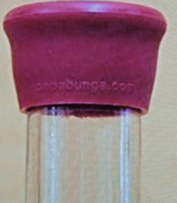 4 CAPABUNGA WINE BOTTLE CAP SEALERS THIRSTY GIRL LOGO BURGUNDY NEW | eBay