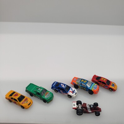 Vintage Micro Machines Lot of 6 Cars Racing Nascar Indy Auto Jeff ...