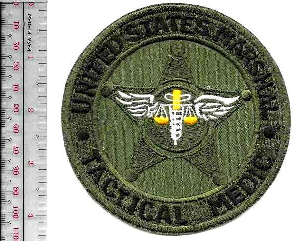 US Marshal Service USMS MEDIC EMS Qualified Service Patch acu | eBay