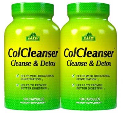 Colon cleanser fast detox alfa cleanser detox 200 caps cleanse support ...