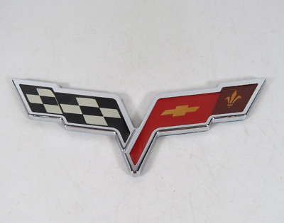 05-13 Chevy Corvette Rear Emblem Back Bumper Badge Sign Symbol Logo ...