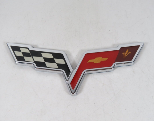 05-13 Chevy Corvette Rear Emblem Back Bumper Badge Sign Symbol Logo ...