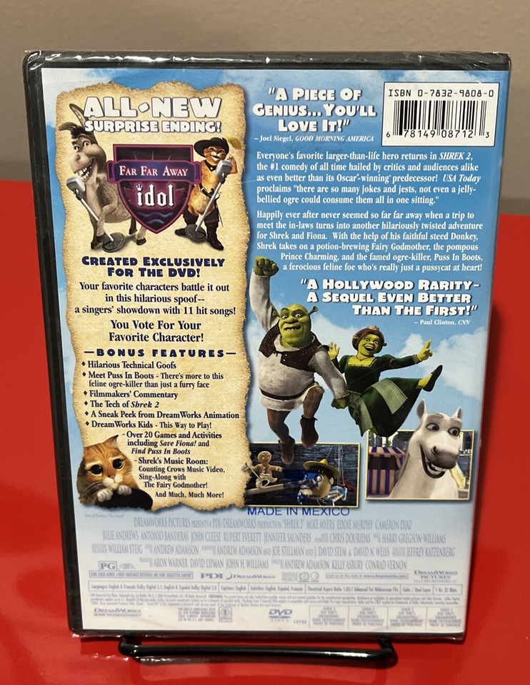 Shrek 2 (DVD, 2004, Widescreen) (NEW/SEALED) 678149087123 | eBay